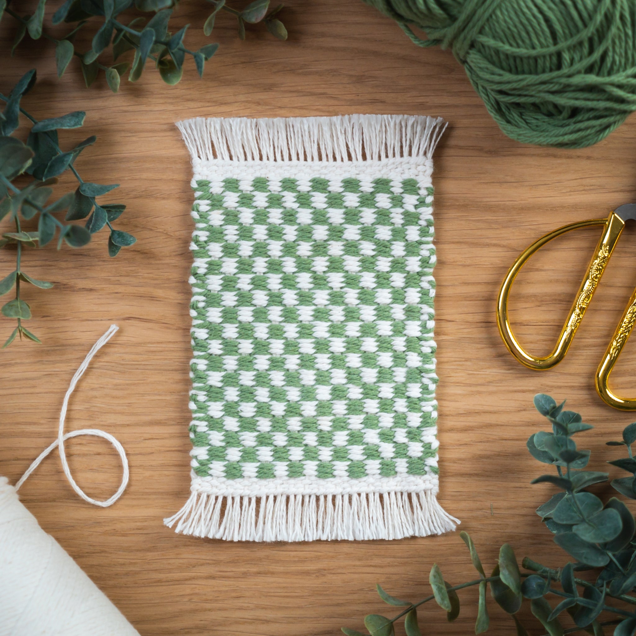 FREE Lattice Twill Bookmark PDF Pattern – Spruce & Linen