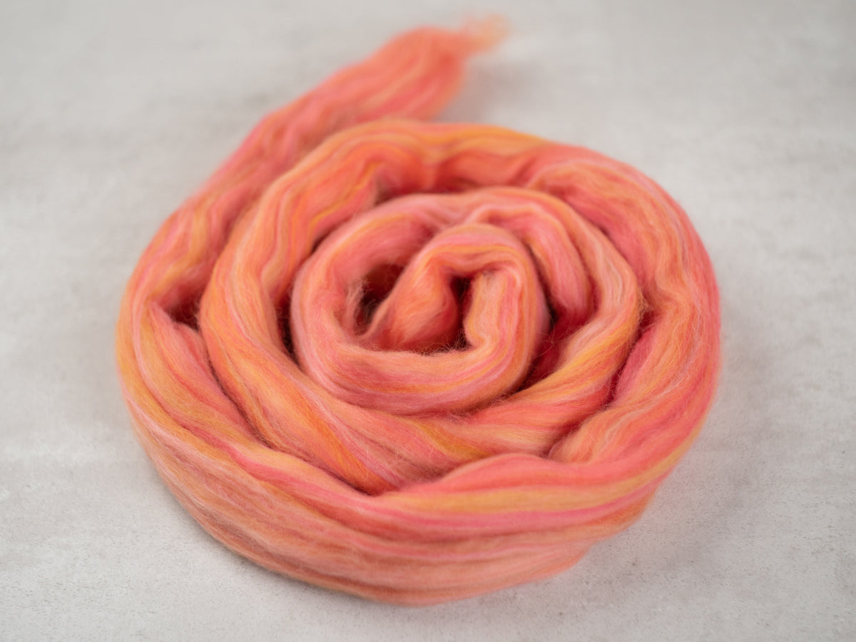 Sunset Merino Wool Roving – Spruce & Linen