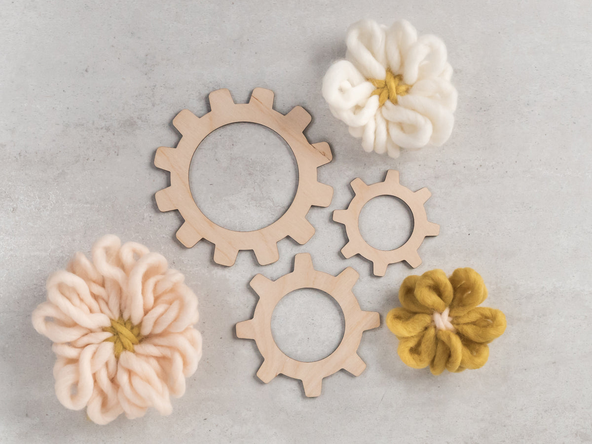 Flower Looms Set of 3 – Spruce & Linen
